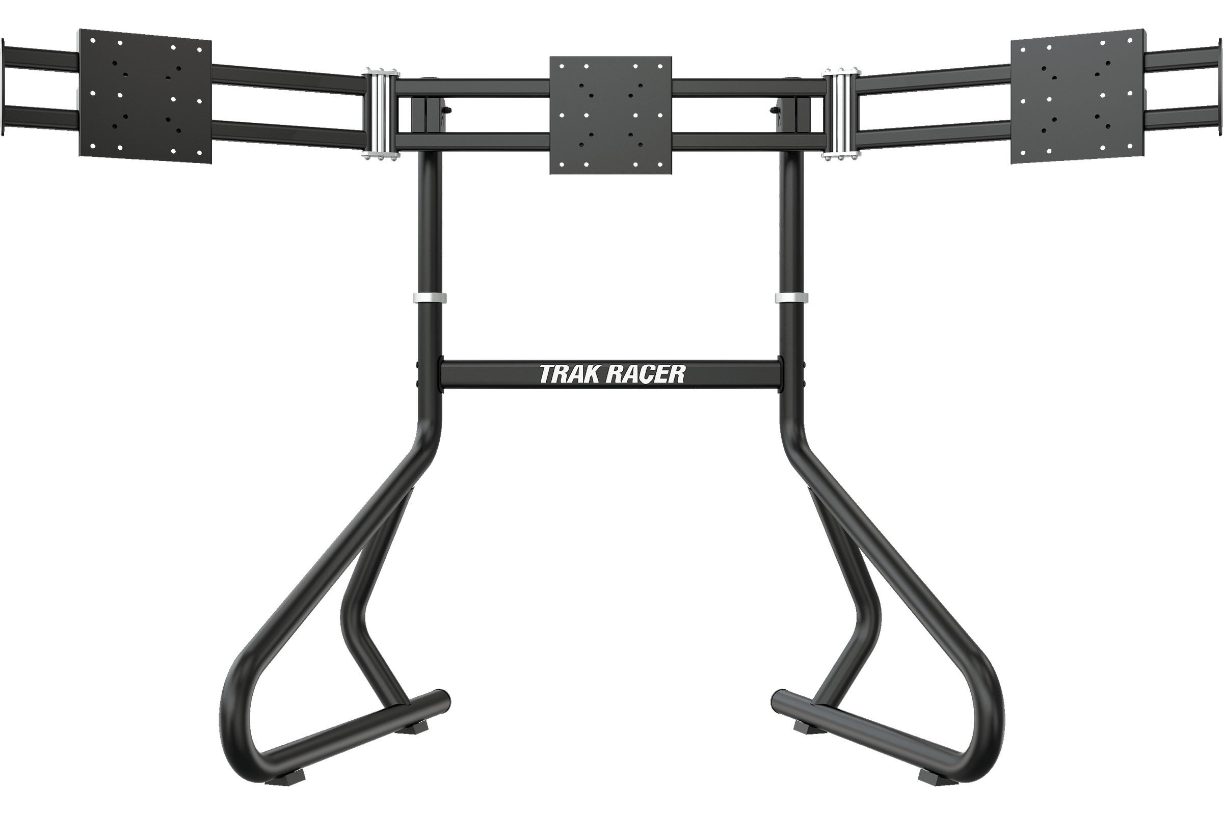 Large Freestanding Triple Monitor Stand - 30" to 45" Displays