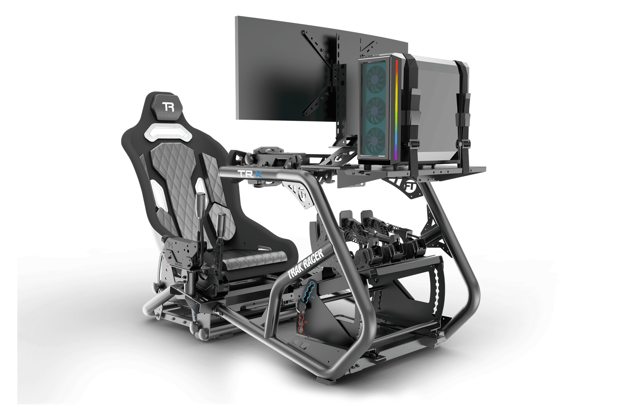 Trak Racer Computer PC Control Box Shelf for Trak Racer TR8 Pro and Al