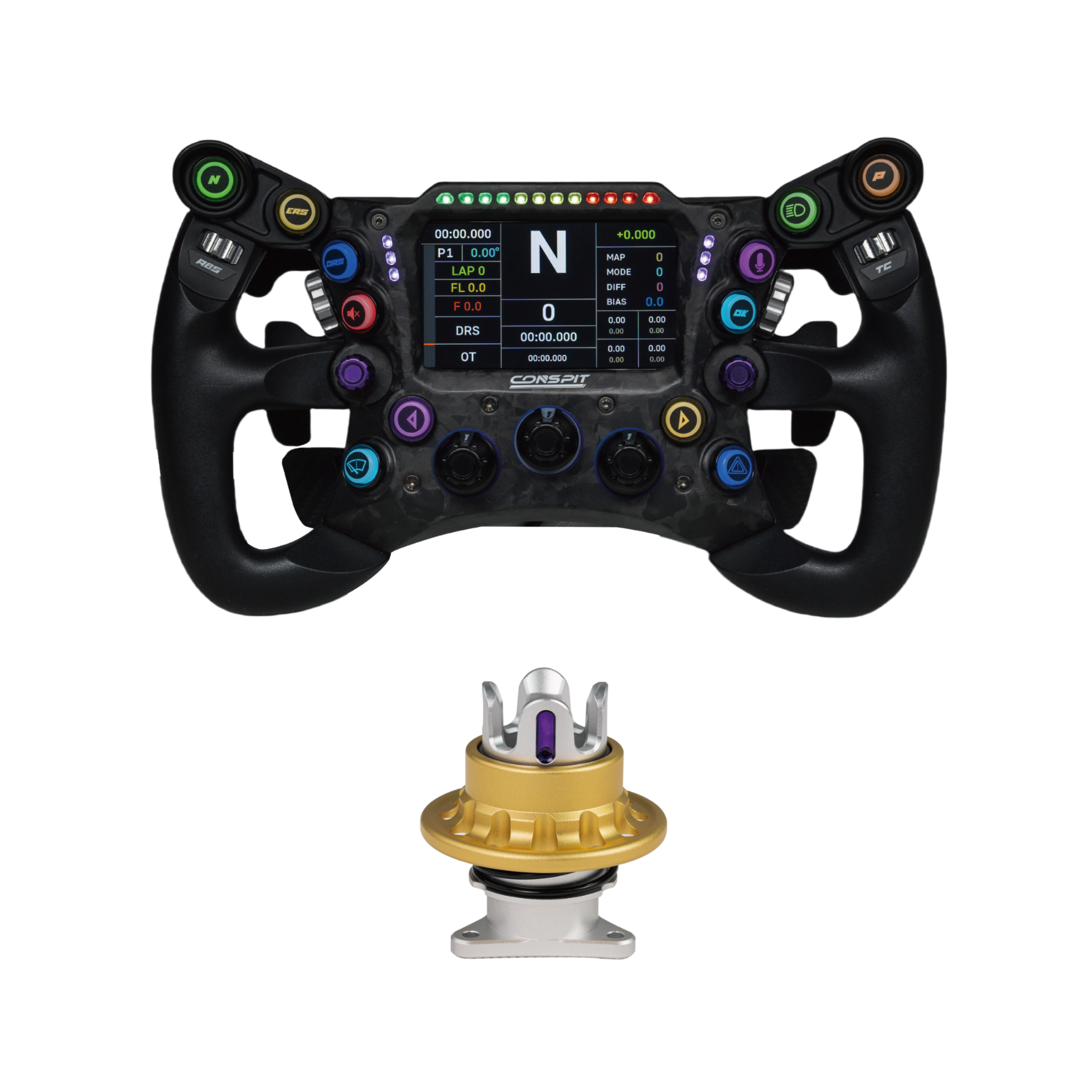 Conspit 290GP Formula Steering Wheel – 3D Ergonomic Formula-Class Whee