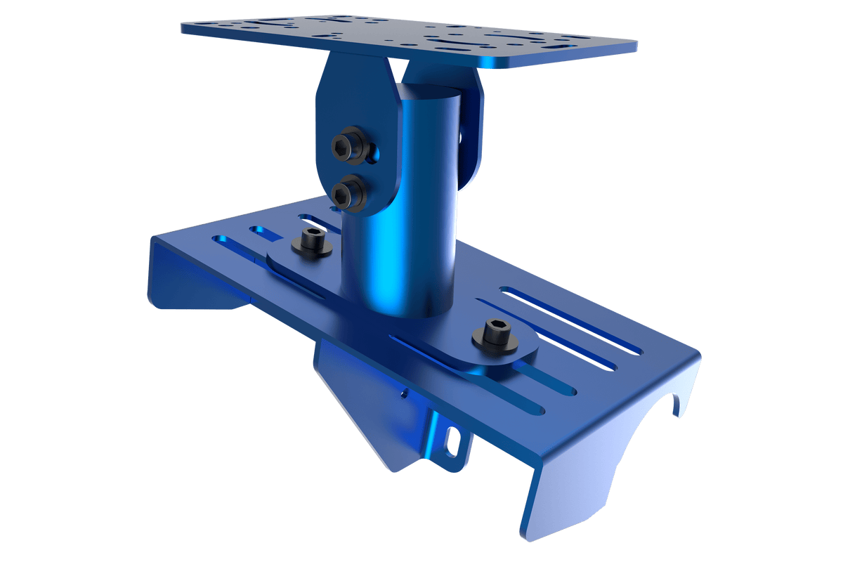 Universal Gear Shifter Mount for Alpine Racing TRX - Blue