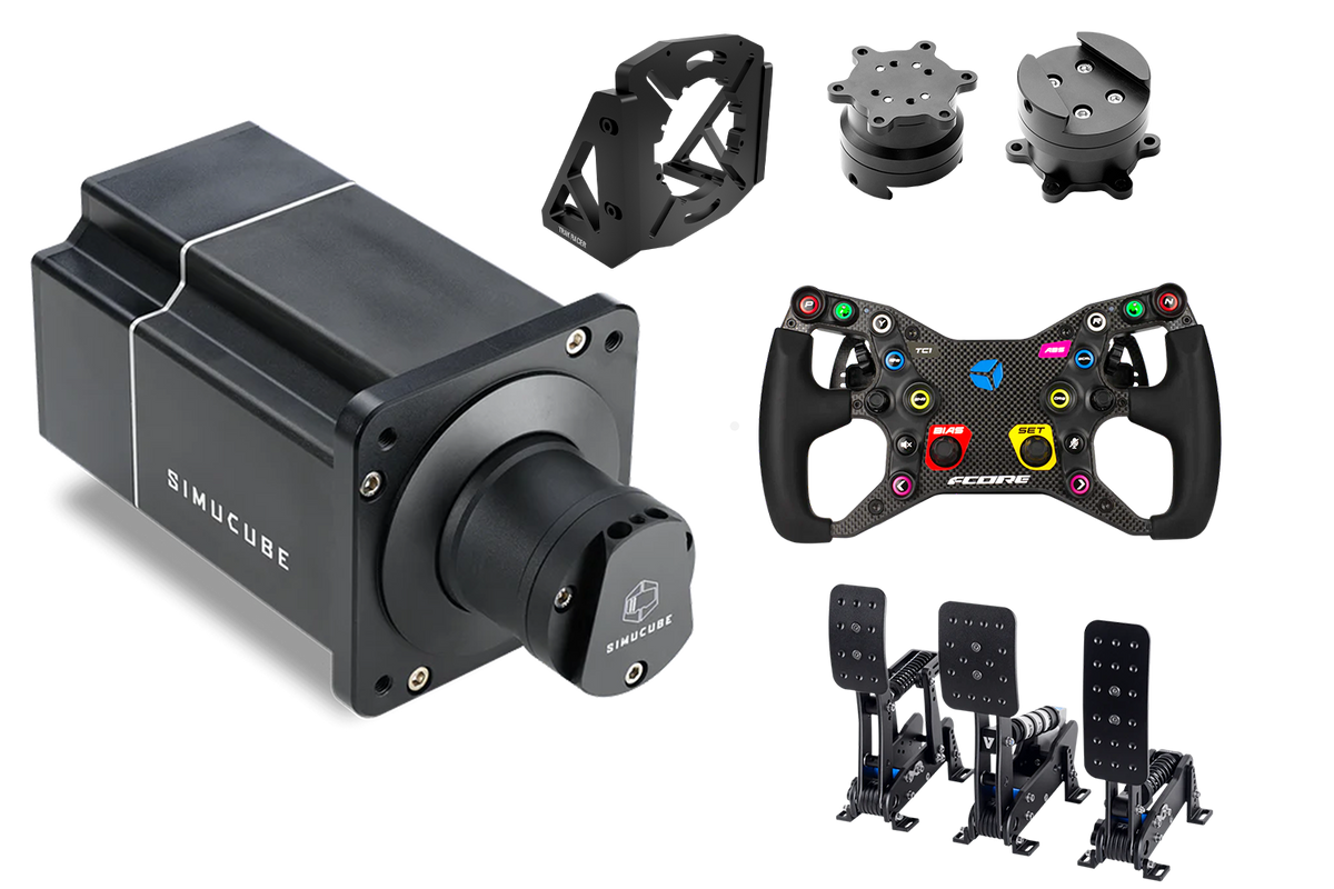 Bundle - Wheelbase, Wheel and Pedal Set