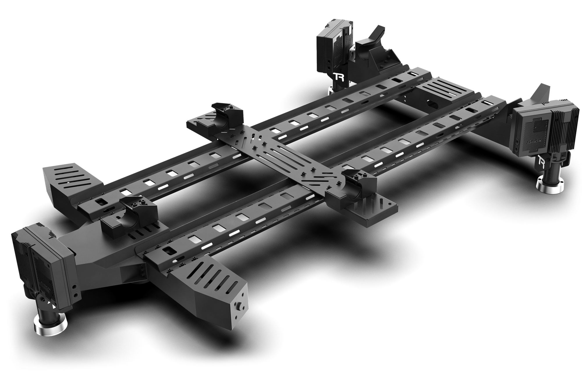 Motion System with 3 motors/actuators and Motion Sim Base