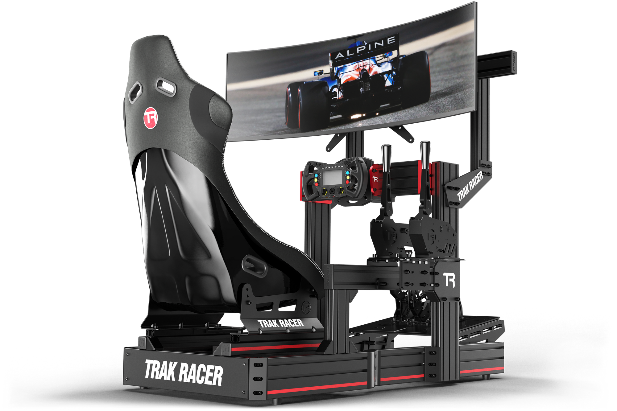 Large Cockpit-Mounted Single Monitor Stand - 1200mm / 47.25" Wide