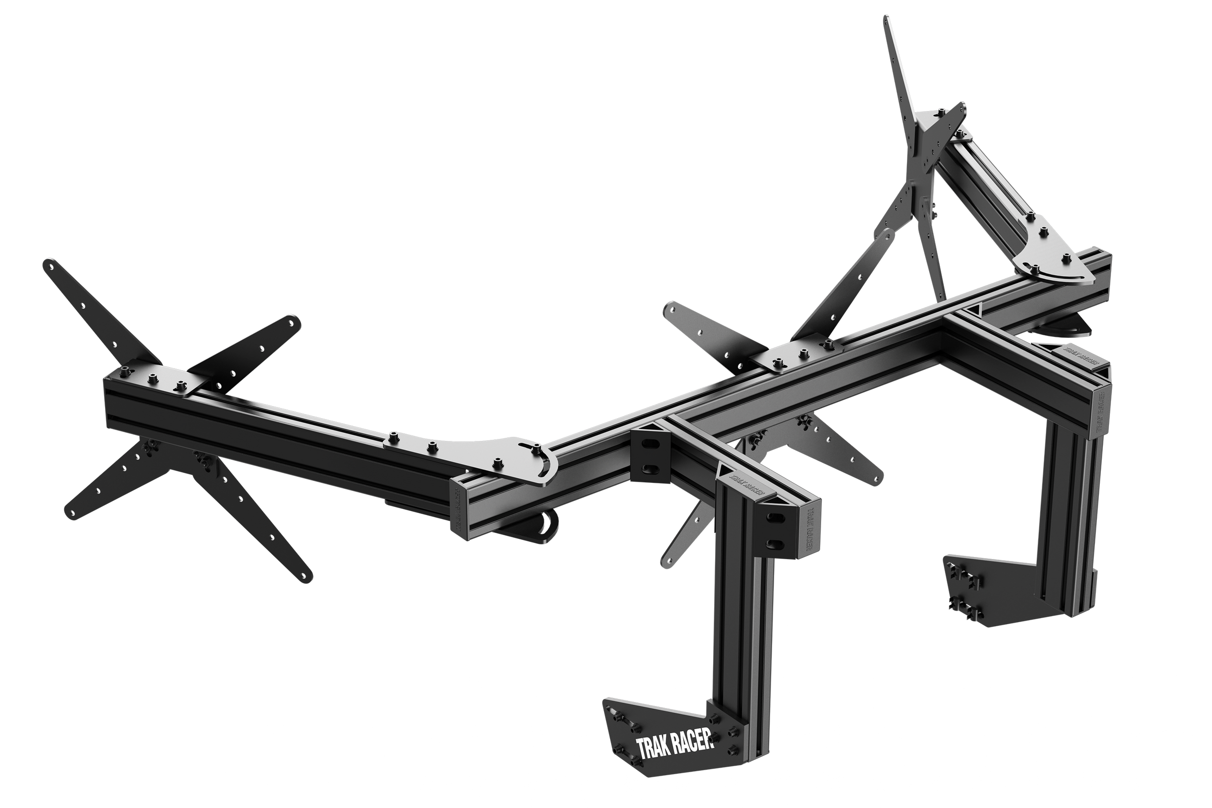 Large Cockpit-Mounted Triple Monitor Mount - 1200mm / 47.25" Wide