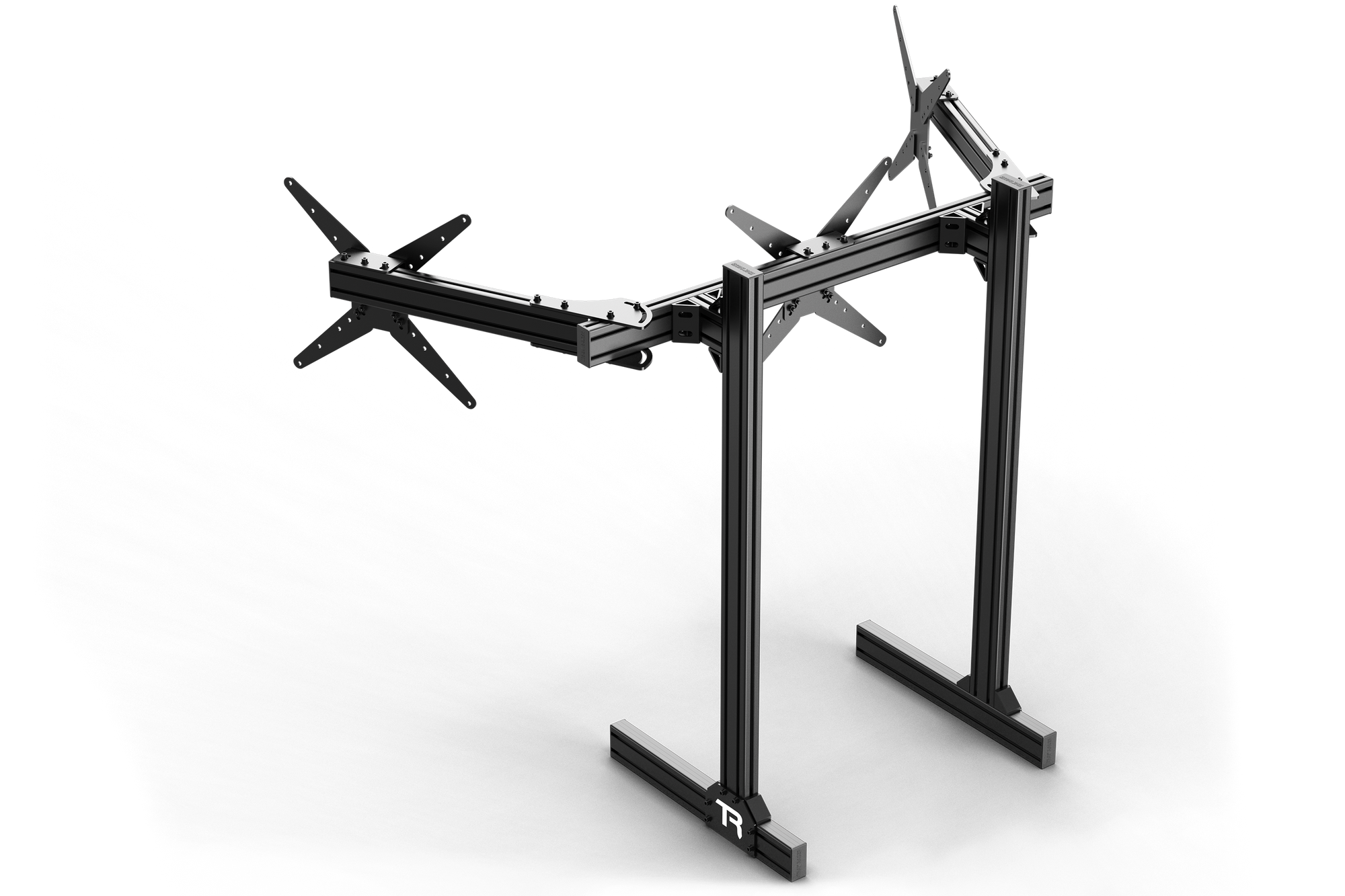 Large Freestanding Triple Monitor Stand - 1200mm / 47.25" Wide