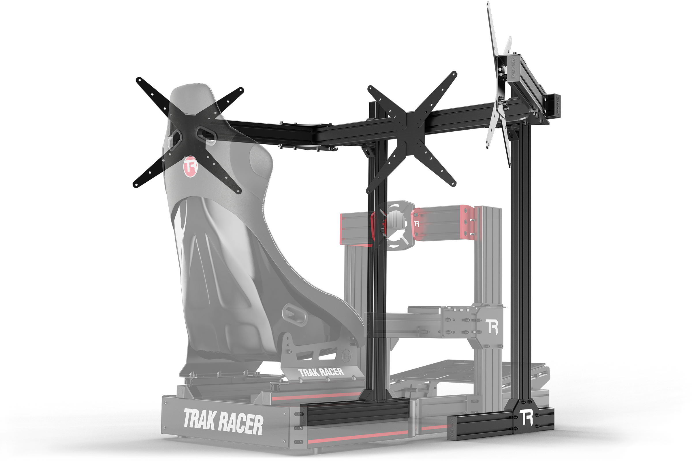 Large Freestanding Triple Monitor Stand - 1200mm / 47.25" Wide