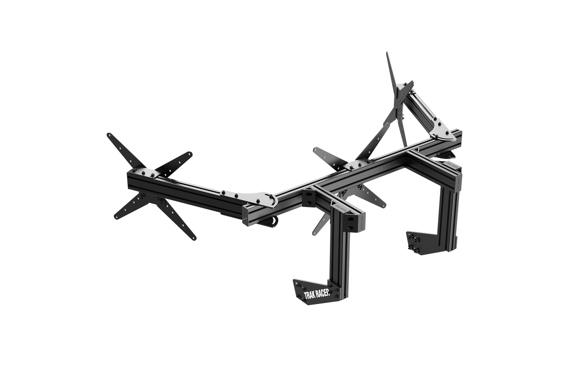 Large Cockpit-Mounted Triple Monitor Mount - 1200mm / 47.25" Wide