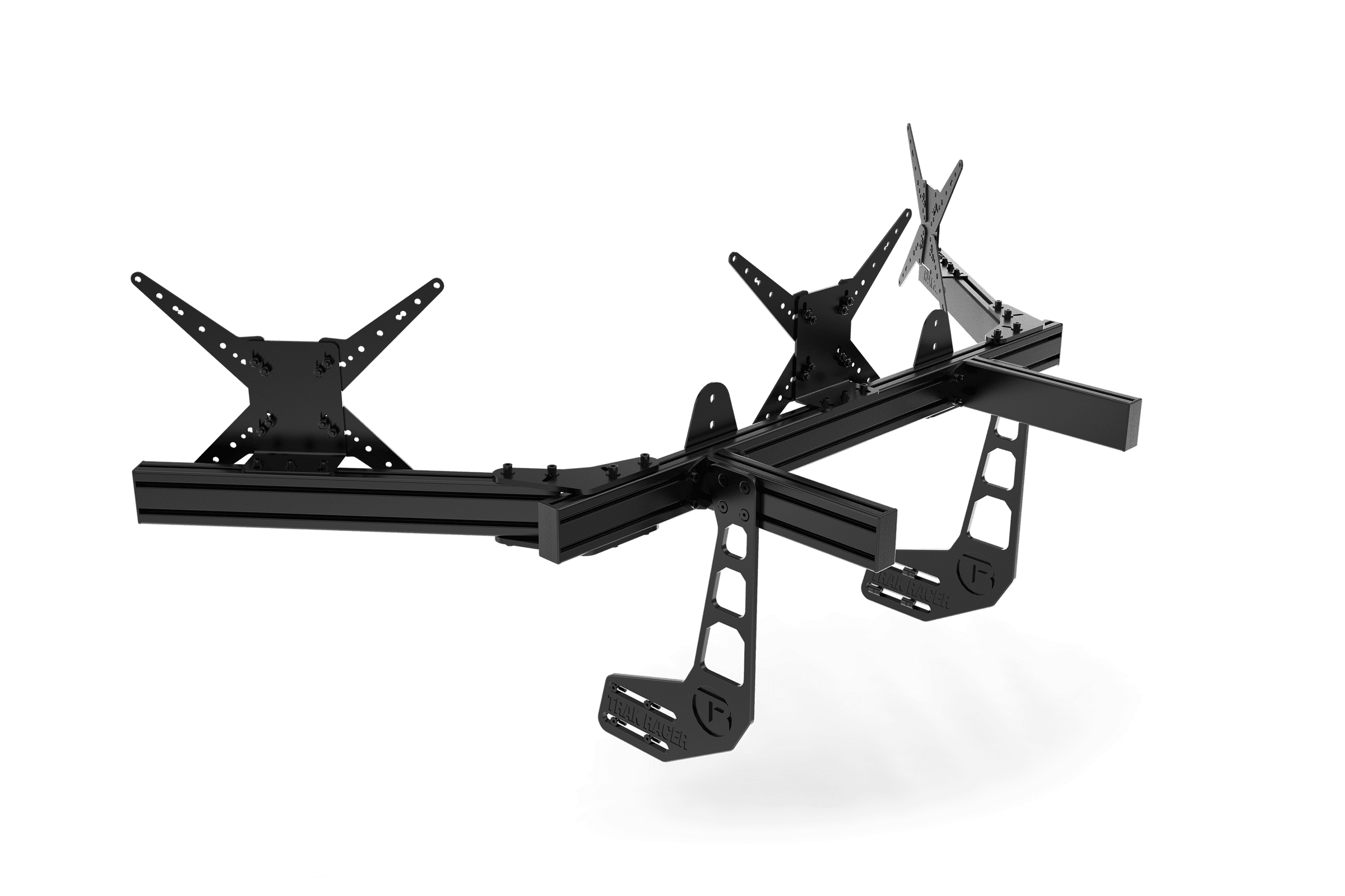 Cockpit-Mounted Triple Monitor Mount - Supports up to 45" Displays