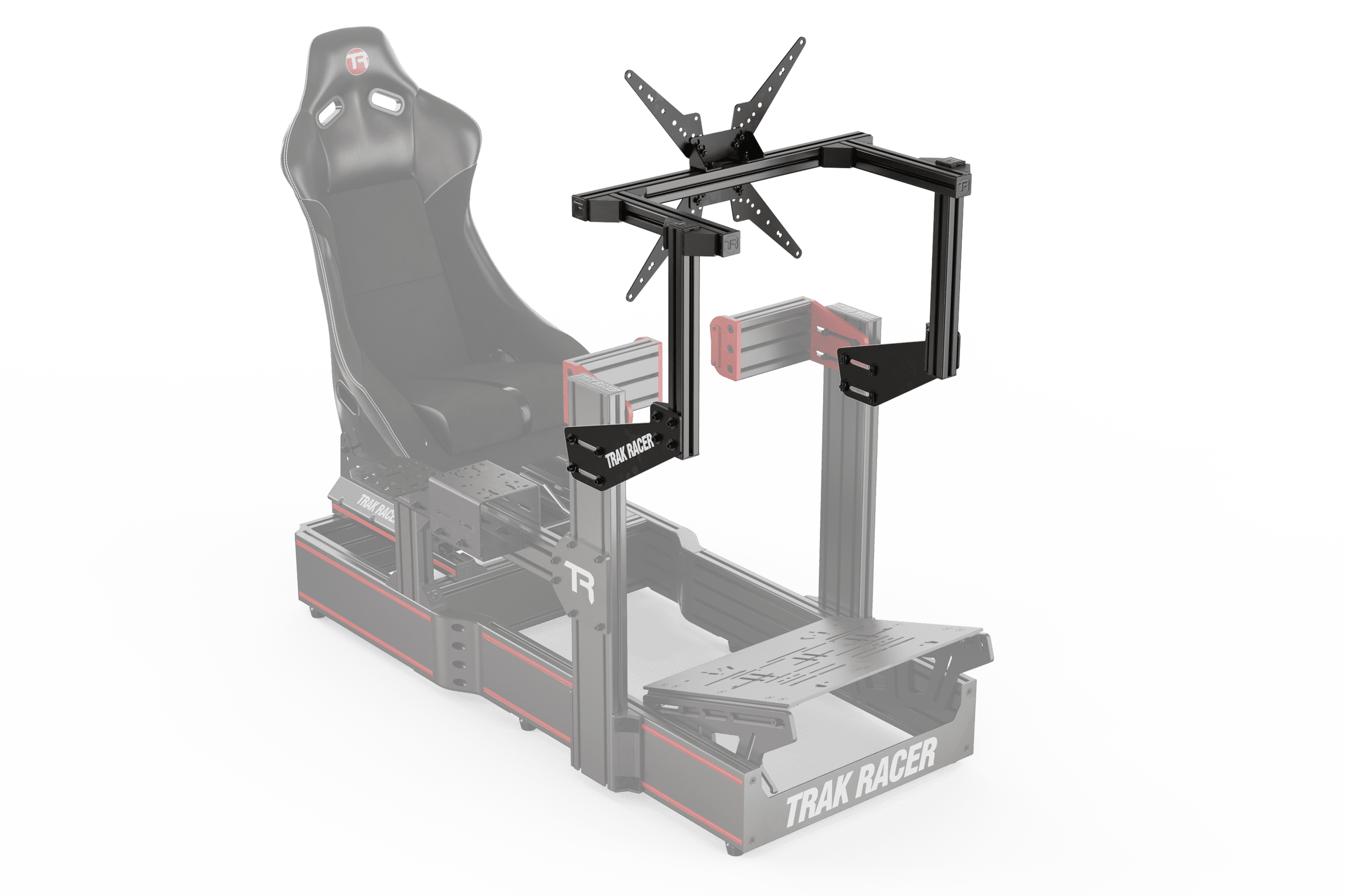 Budget Cockpit-Mounted Single Monitor Stand - 580mm / 22.8" Wide
