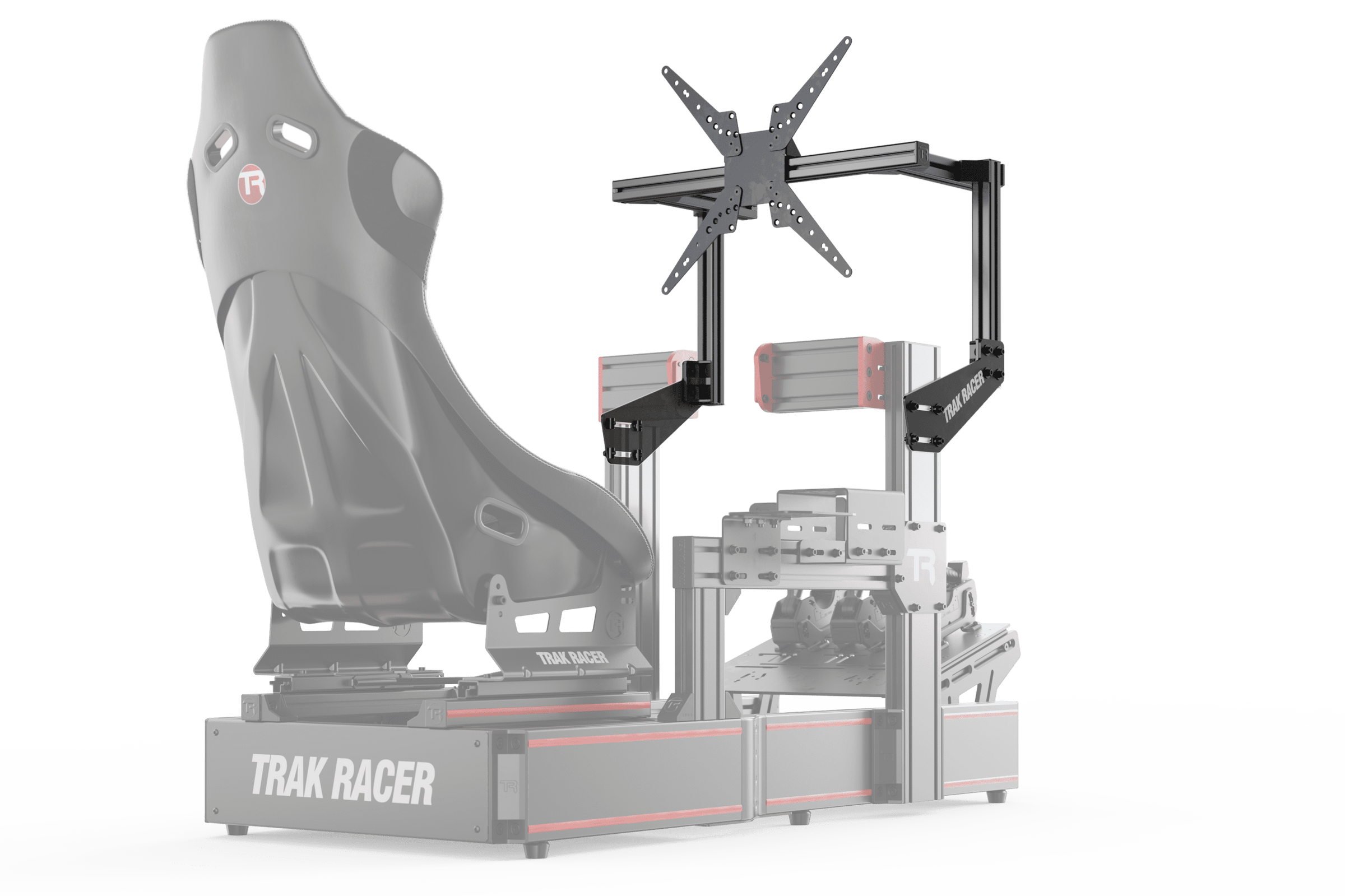 Budget Cockpit-Mounted Single Monitor Stand - 580mm / 22.8" Wide