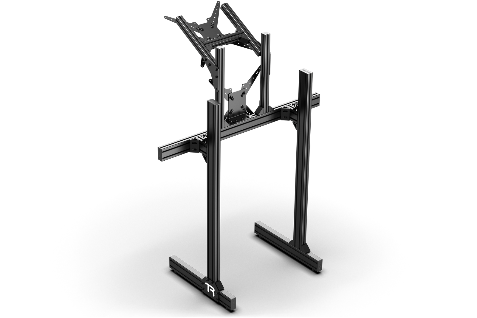 Large Freestanding Dual Monitor Stand - 1200mm / 47.25" Wide