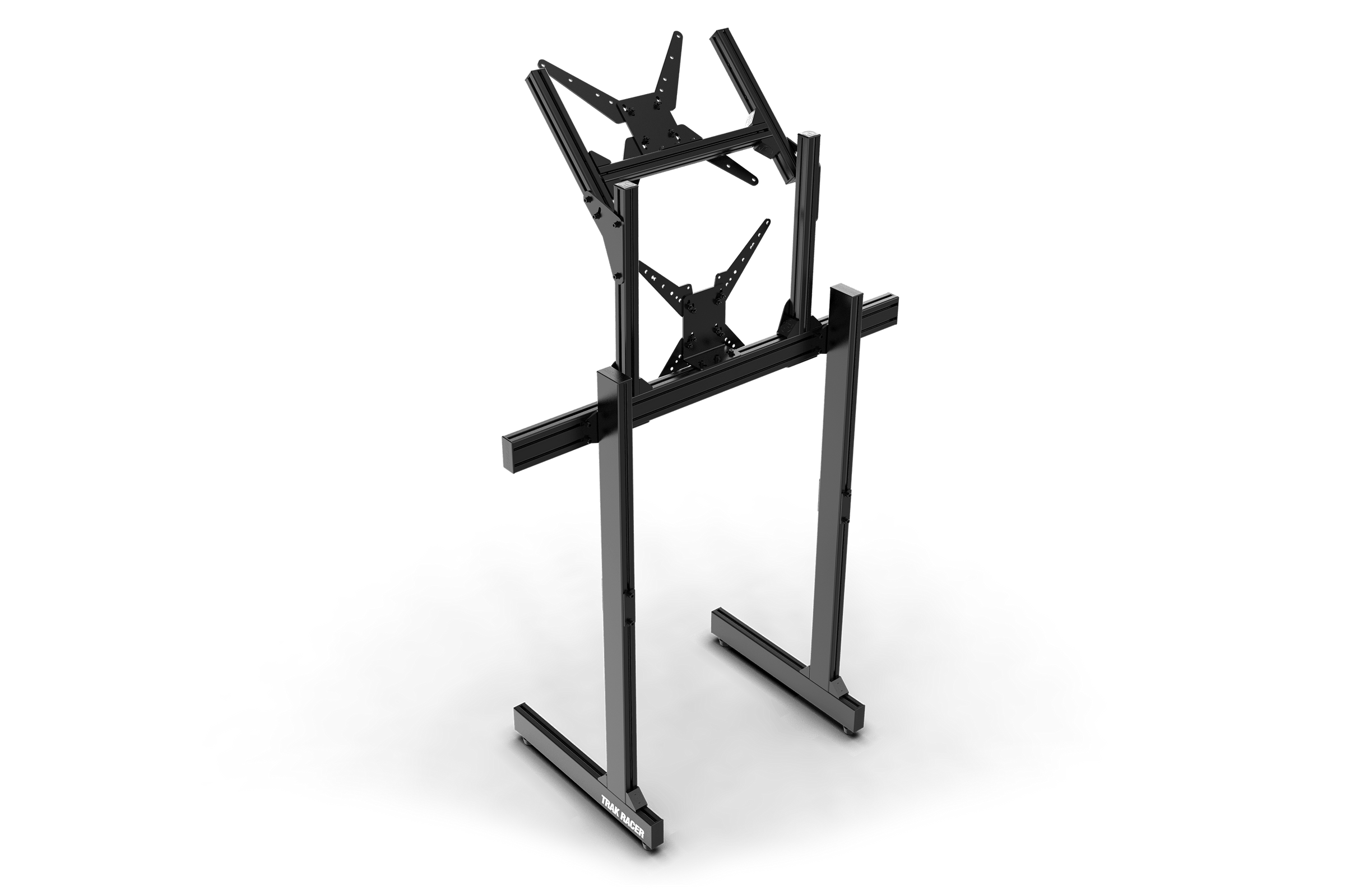Freestanding Dual Monitor Stand - Supports up to 80" Display