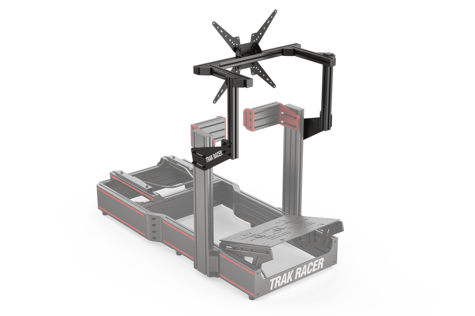 Budget Cockpit-Mounted Single Monitor Stand - 580mm / 22.8" Wide