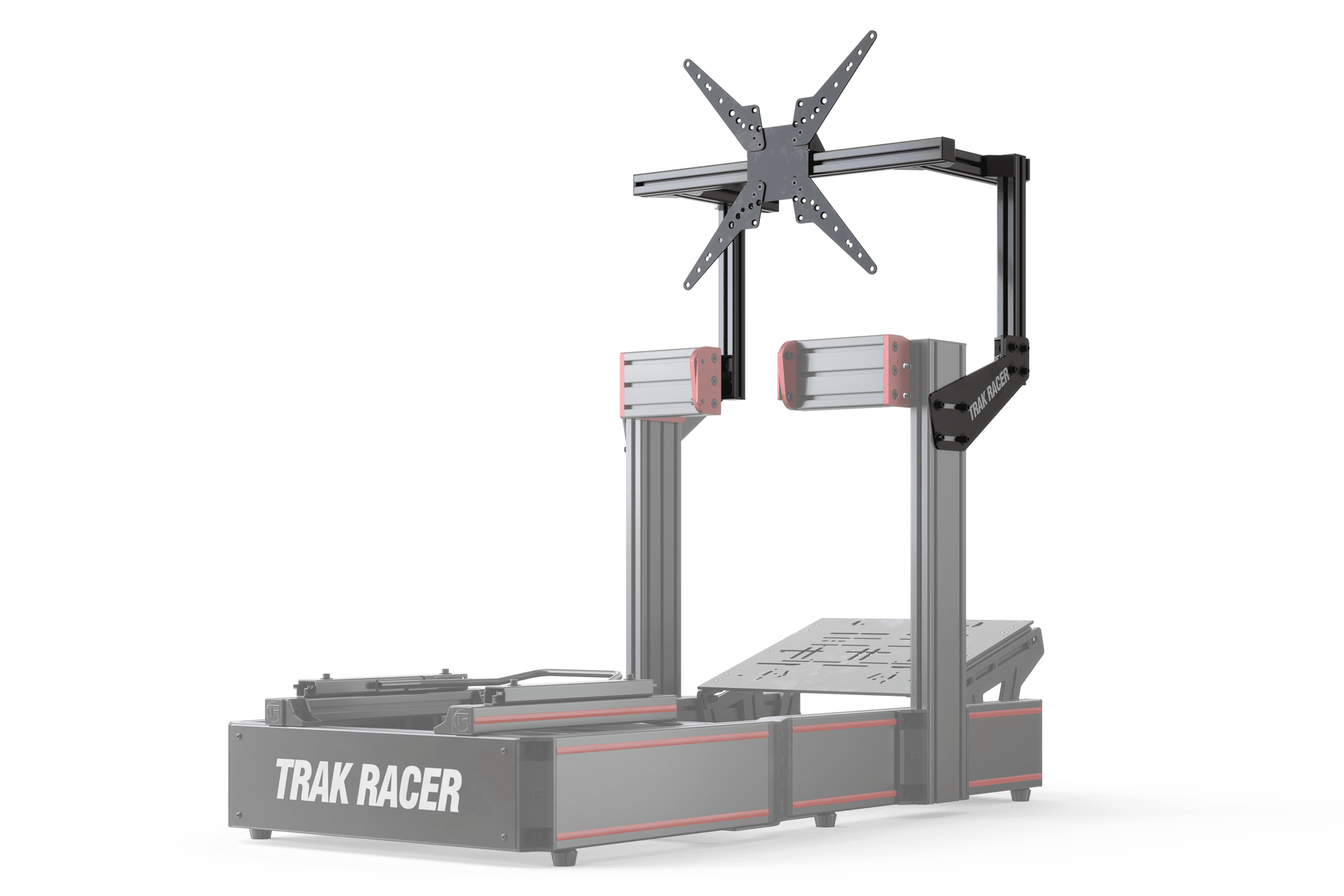 Budget Cockpit-Mounted Single Monitor Stand - 580mm / 22.8" Wide