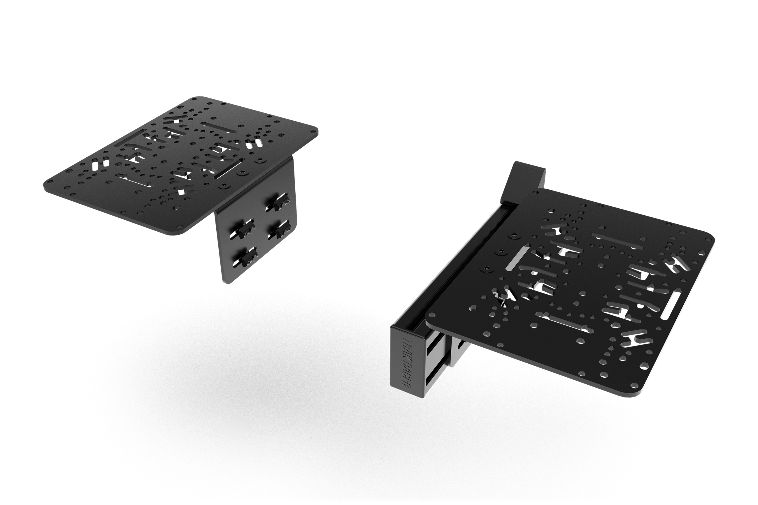 Flight Sim Control Mounts with 1 Side Support for all Aluminum Cockpit