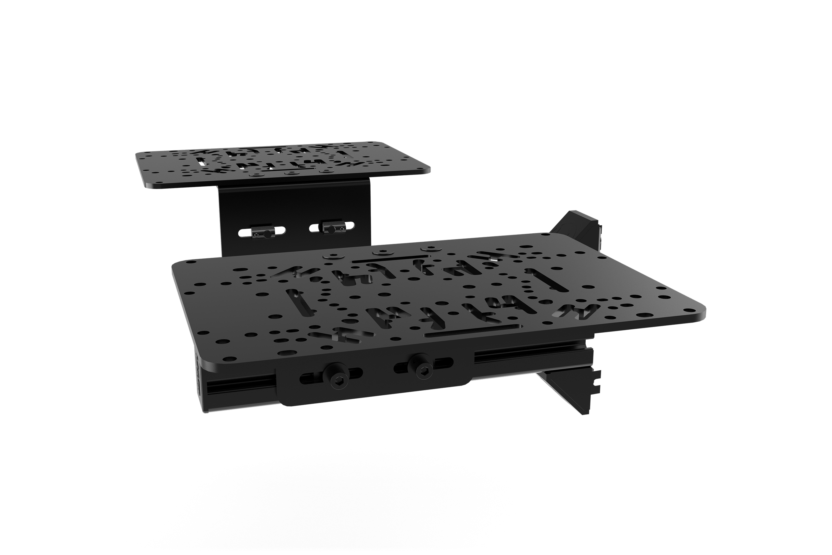 Flight Sim Control Mounts with 1 Side Support for all Aluminum Cockpit