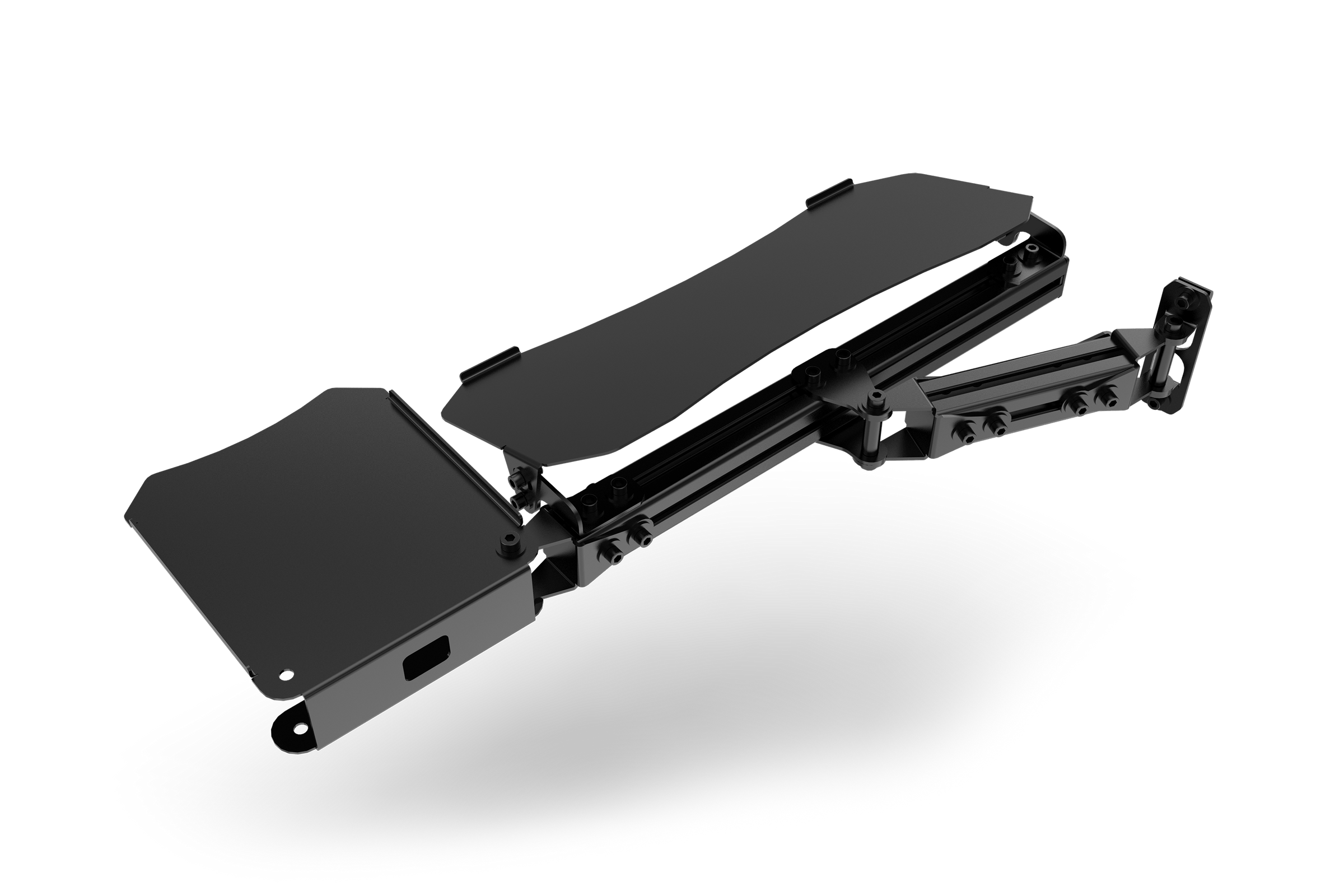 Adjustable Keyboard Mouse Tray V2 for Aluminium Cockpits