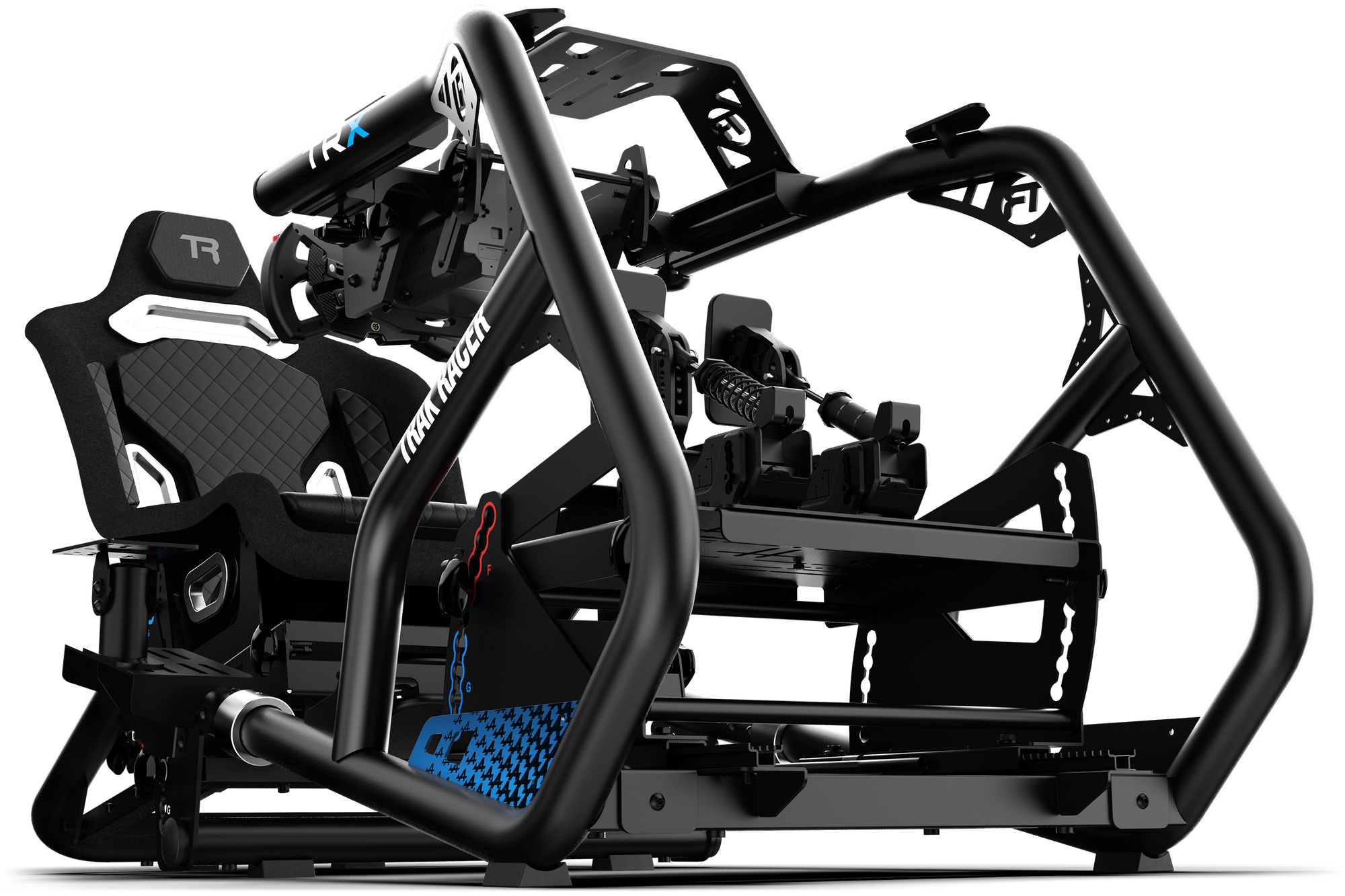 Formula/GT Hybrid Racing Simulator Seat — Alpine F1 Engineered Design